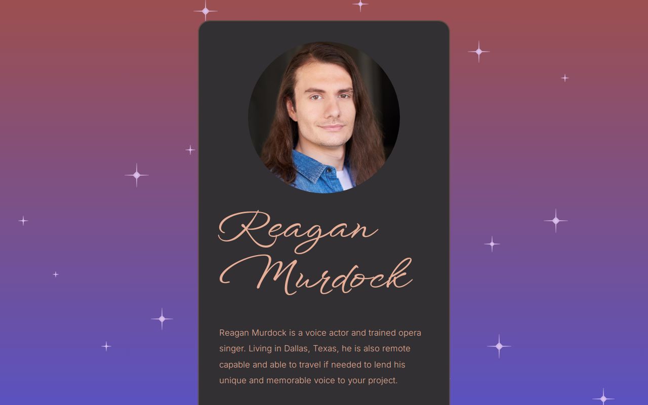 Reagan Murdock Voiceover
